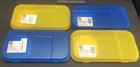 Lot Of 3 Lego Minifigure Storage Organizer Case Snaps Closed Blue And ...