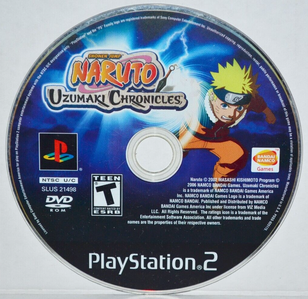 Naruto: Uzumaki Chronicles 1 (Sony PlayStation 2 2006) PS2 Game Black ...