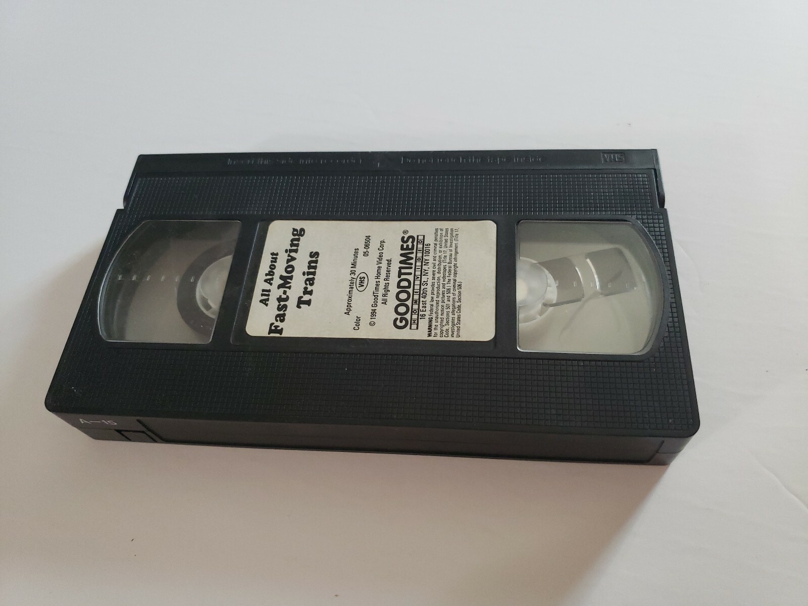 All About Fast Moving Trains VHS Goodtimes Strasburg Western Maryland ...