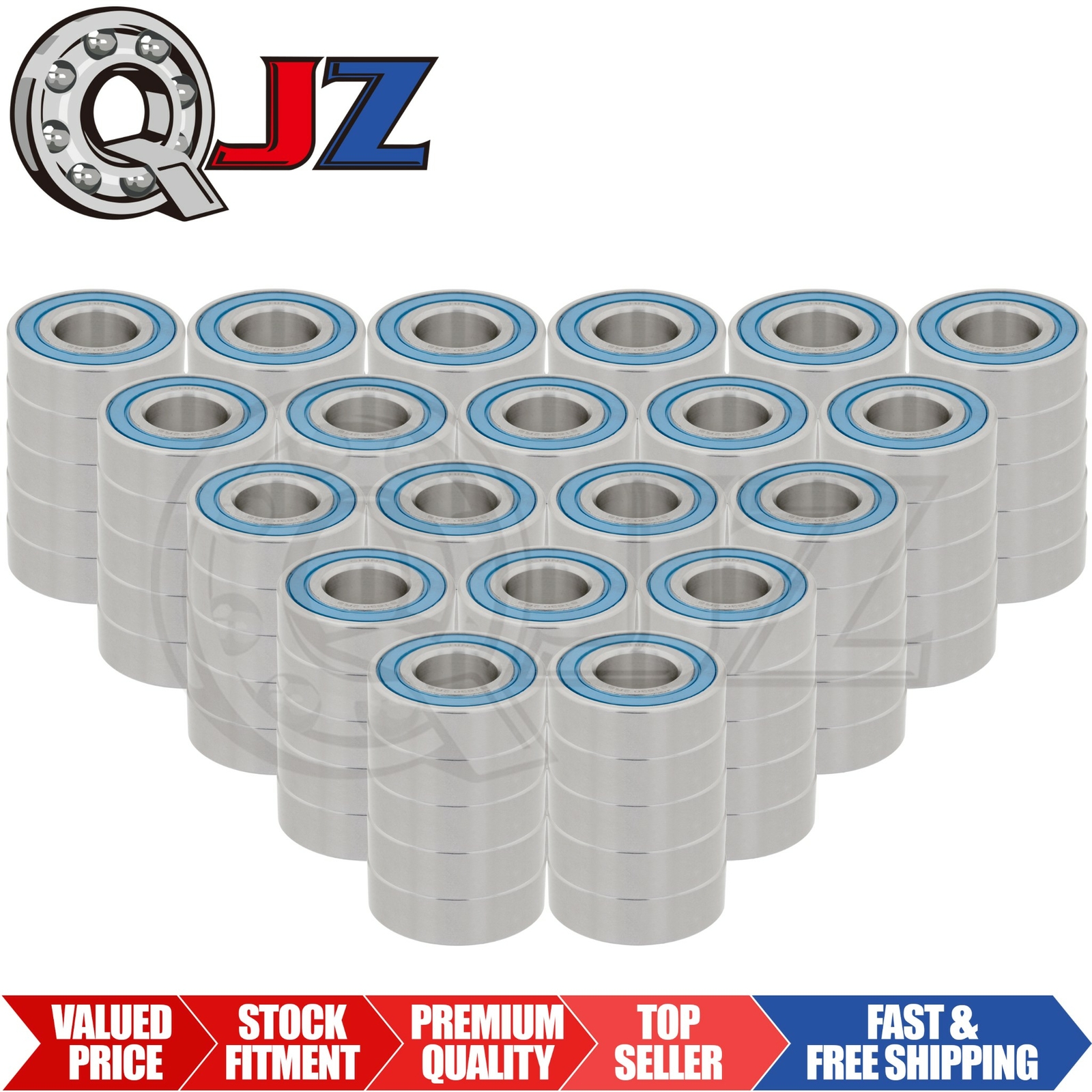 [Qty.100] New S1630-2RS Stainless Ball Bearing [0.75" Bore x 1.625" OD ...