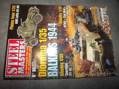 T.0 Revue Steel Masters N°80 Sheridan PT-76 / Mthel Tiger / AMD Laffly ...