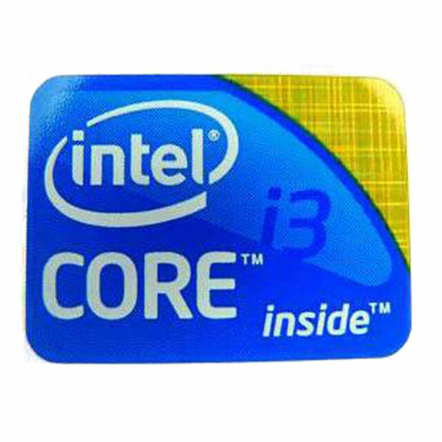 Intel Core I3 Inside Sticker Badge 1st Generation - Laptop Logo - 21mm ...