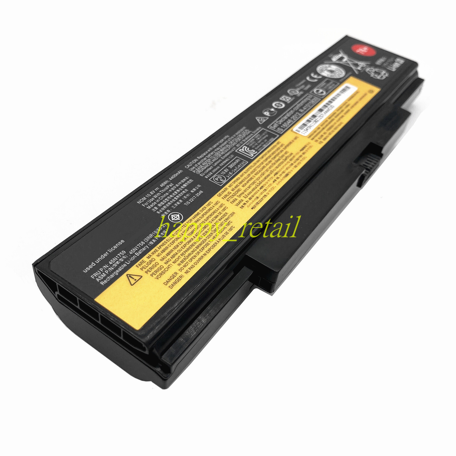 48Wh New 76+ Battery For Lenovo ThinkPad Edge E550 E550C E555 E560 E565 ...