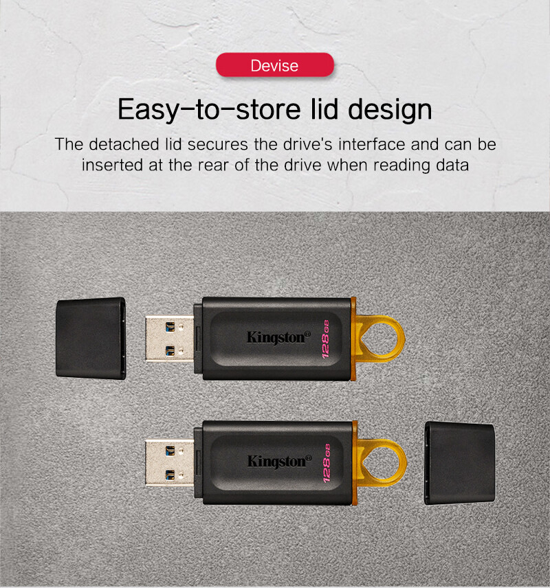 High Speed Kingston DTX 64GB UDisk USB 3.2 Flash Drive Memory Storage ...