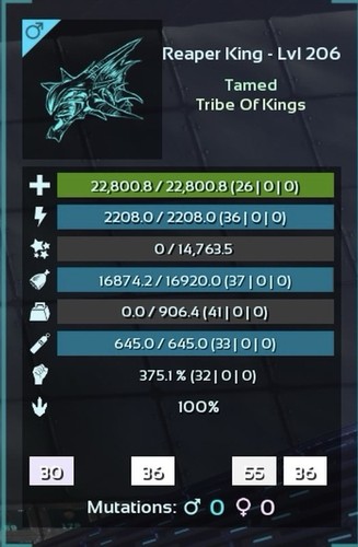 Ark Survival Ascended Pve Official Aberration Reaper Clone | eBay