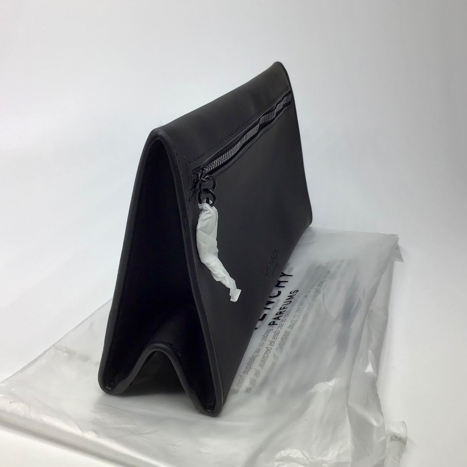 Givenchy Parfums BLACK PYRAMID POUCH Cosmetic Bag Travel Clutch - NIP ...