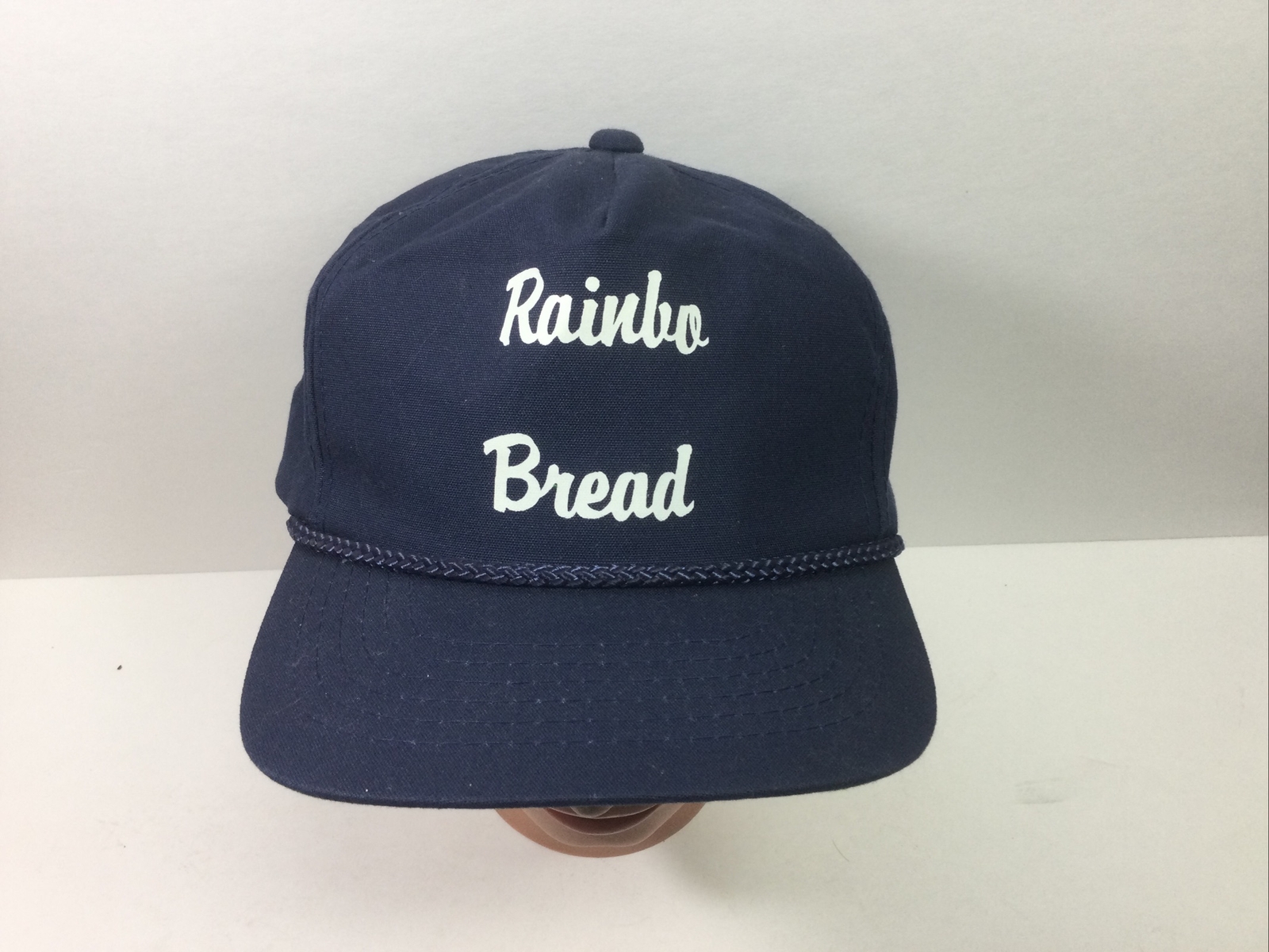 Vintage Rainbo Bread Hat Navy Blue Employees Trucker … - Gem