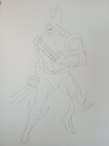 Wolverine 11x17 ORIGINAL PEN & INK ILLUSTRATION By Luke Korolowicz | eBay