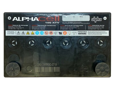 Alpha Technologies ALPHAcell 100 XTV 12V Female Terminal Battery | eBay