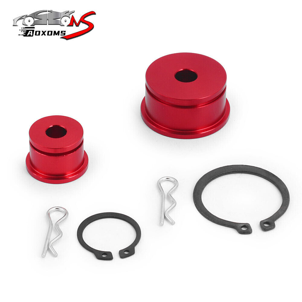 Red Aluminum Shifter Cable Bushings for Honda Civic SI 02 03 04 05 EP3 ...