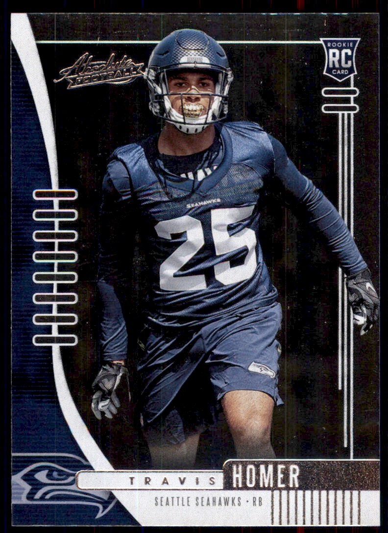 2019 Panini Absolute Travis Homer Rookie Seattle Seahawks #187 | eBay