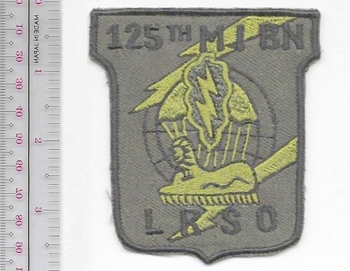 US Army Vietnam 125th Miltary Intelligence MI Battalion 25th Infantry ...