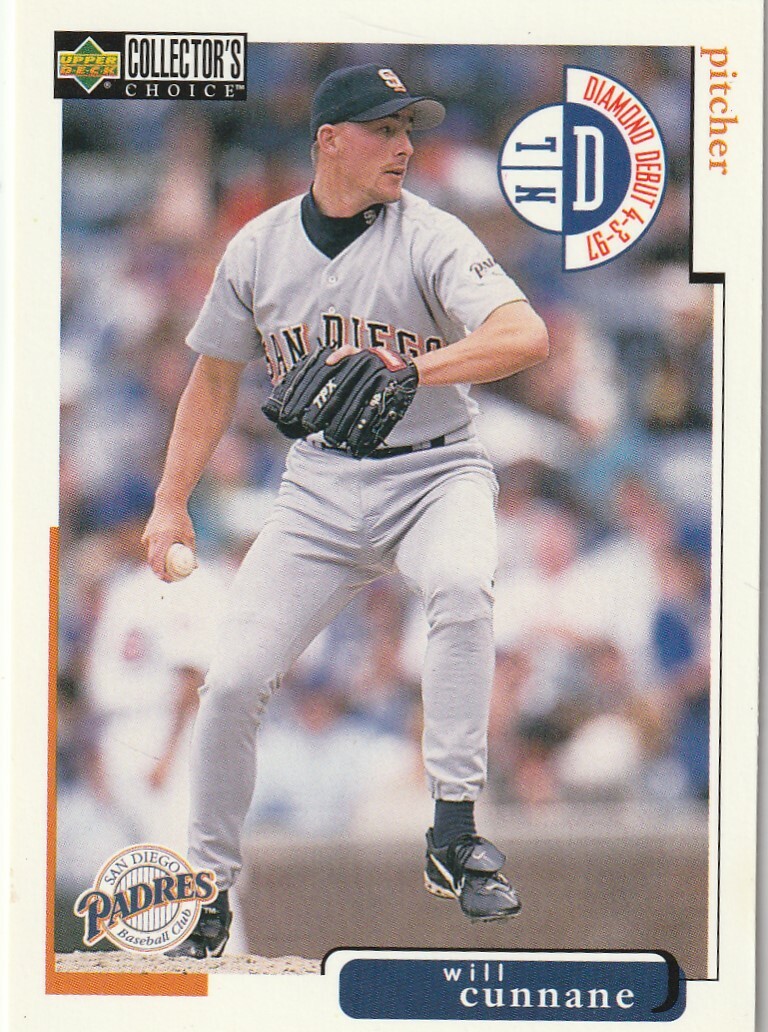 FREE SHIPPING-MINT-1998 Upper Deck Collector's Choice Will Cunnane #223 ...
