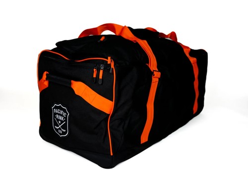 Pacific Rink The Player Bag The ULTIMATE Hockey Bag Black and Orange ...