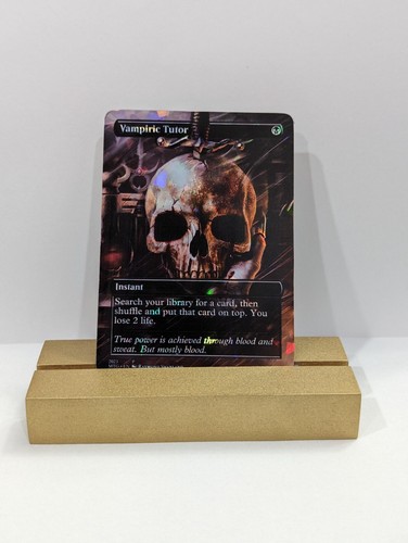 Vampiric Tutor Foil Custom sticker on bulk MTG Commander | eBay