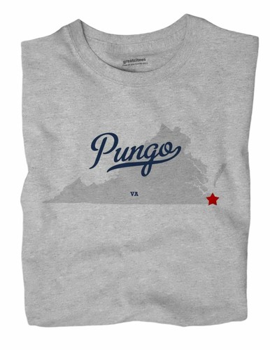 Pungo Virginia VA T-Shirt Virginia Beach MAP | eBay