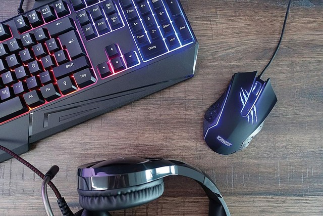 Schwaiger GM3000 Gaming Maus mit 6 Tasten - Schwarz online kaufen | eBay