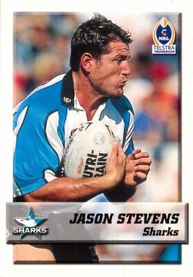 2002 CRONULLA SHARKS NRL Card JASON STEVENS Daily Telegraph | eBay ...