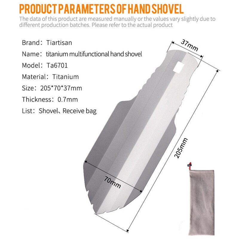 Pure Ultralight Potty Trowel Outdoor Compact Poop Shovel/Trowel E2W2 | eBay