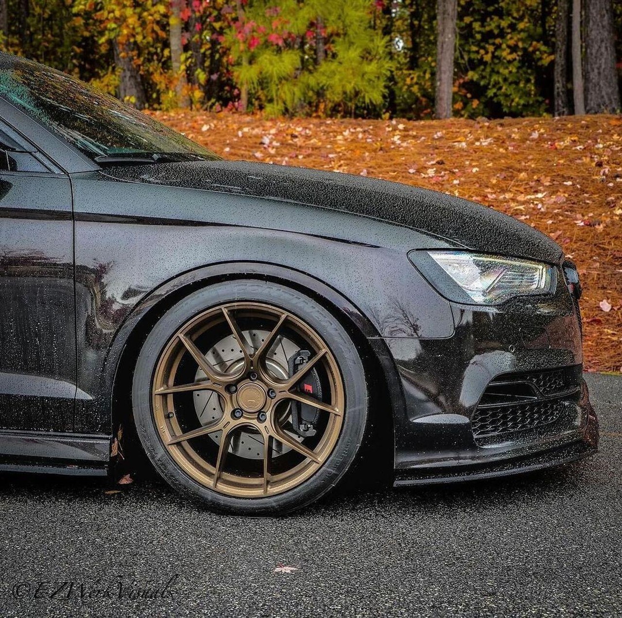 18" Aodhan AH11 Wheels 18x8.5 +35 5x112 Matte Bronze For Audi A4 A5 VW ...