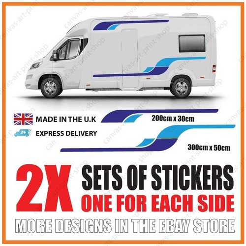 Motorhome graphics stickers decals camper van caravan universal fitting ...