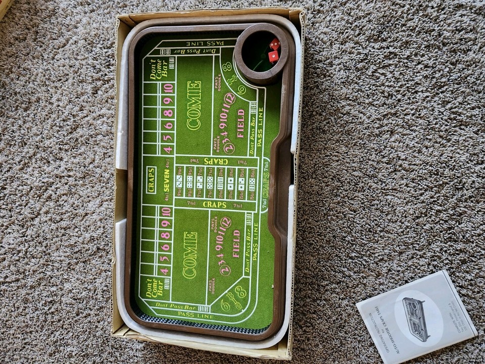 VINTAGE Waco Auto Shooter Craps Table Game Tested Works- No Chips or ...