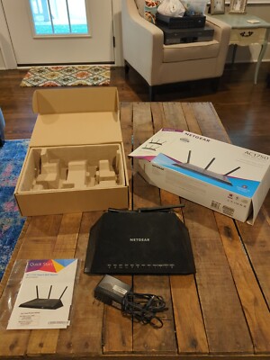 NETGEAR R6400v2 AC1750 Smart Wi-Fi Wireless Router 802.11ac Dual Band ...