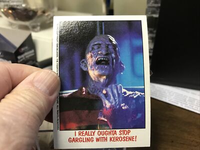 DID IT EVER HAPPEN? TOPPS 1980's HORROR MOVIES FUNNY # 4 | eBay