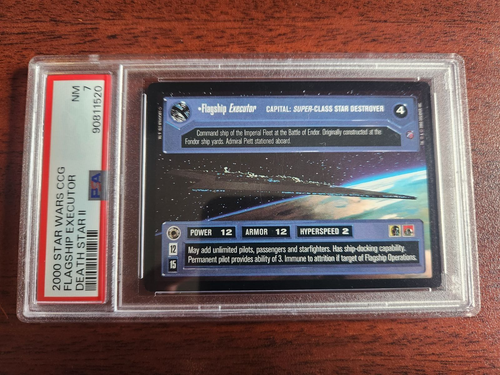 Star Wars CCG SWCCG Flagship Executor Death Star II 2 DS2 Premium Card ...
