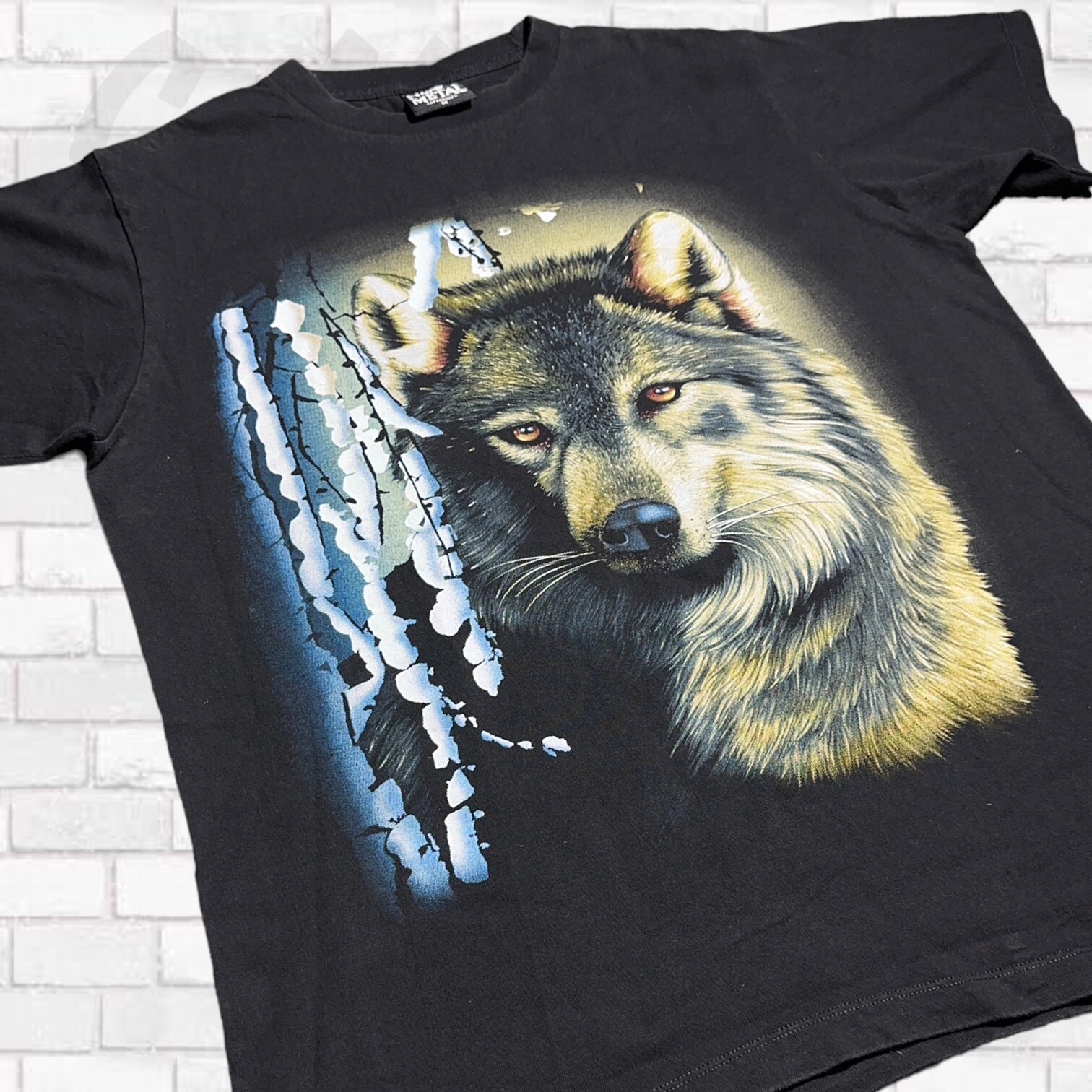 Wolve Wolf Native American Heavy Metal Mens T-shirt M… - Gem