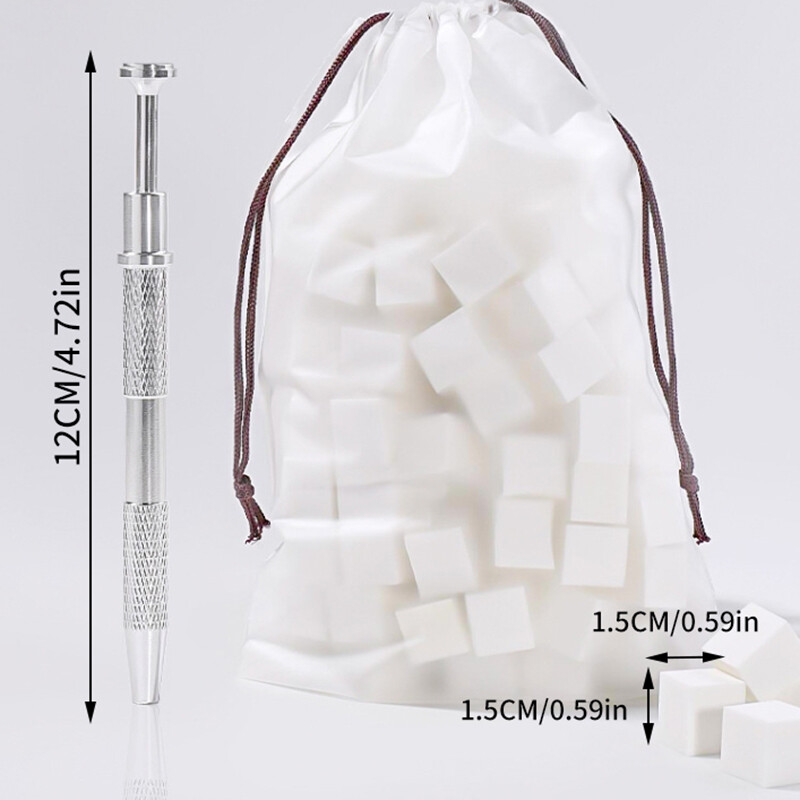 20/50Pcs Beancurd Cube Gradient Nails Sponges Nail Gel Patting Dyeing ...