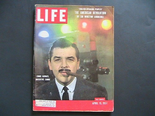 LIFE MAGAZINE APRIL 15 1957 ERNIE KOVACS / SIR WINSTON CHURCHILL | eBay