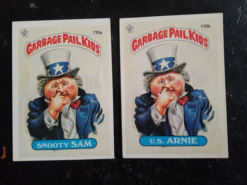 Garbage Pail Kids Collector Trading Card Sticker SNOOTY SAM 110A US ...