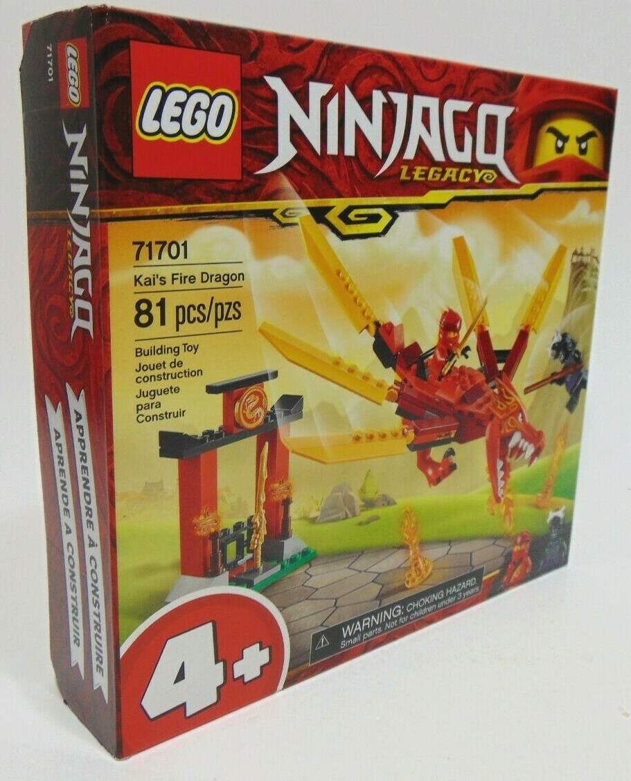 Lego Ninjago 71701 Kais Fire Dragon Building Set 81 Piece Factory ...