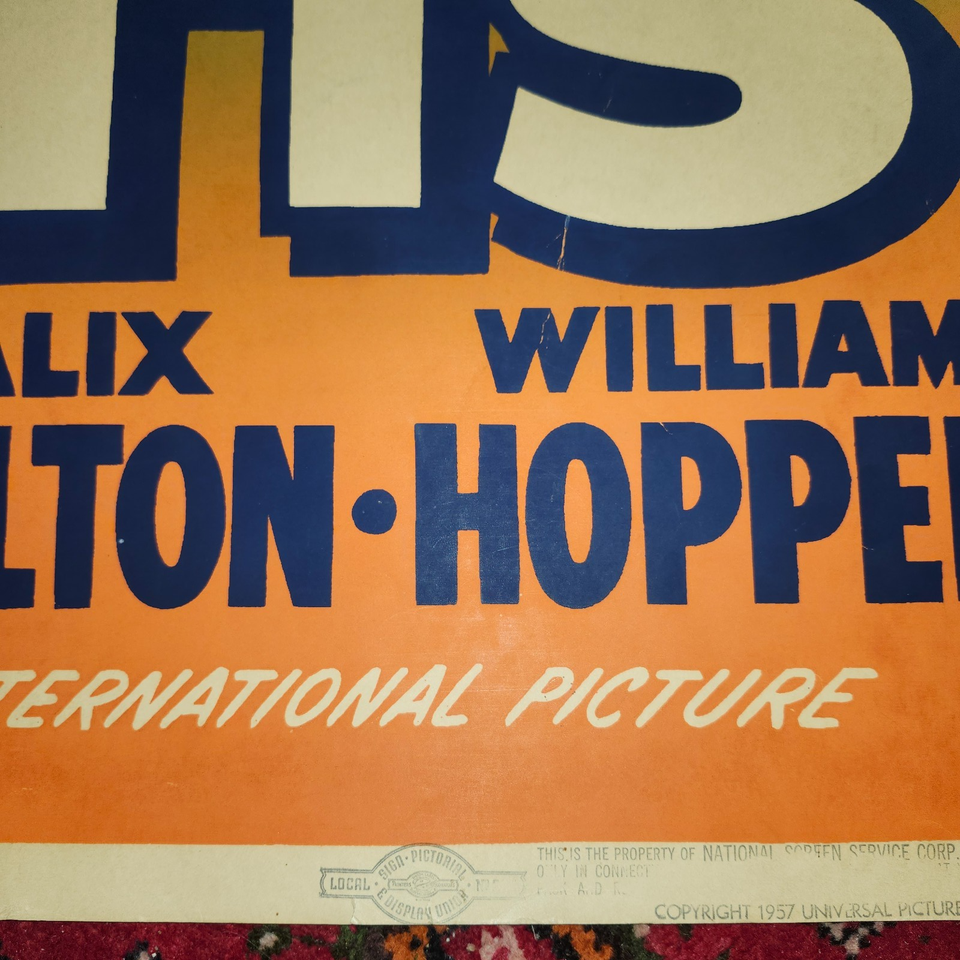 The Deadly Mantis 1957 ORIG 24X72 BANNER POSTER Sci-Fi Horror VG ...