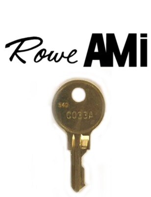 Rowe AMI C033A C33A Jukebox Key - Free Shipping option | eBay