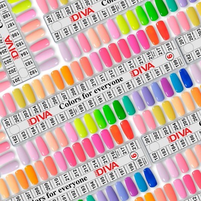 DND DIVA FIRST CLASS COLLECTION - 36 AVIALABLE COLORS (DUAL SET: GEL ...