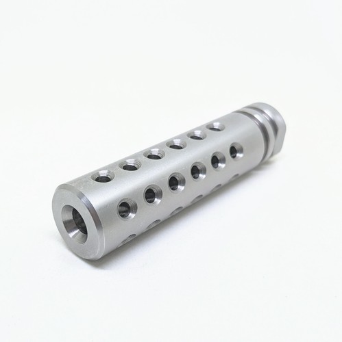 5/8-24 .243 Winchester Mag 3.5 Inch Muzzle Brake Stainless Steel /Crush ...