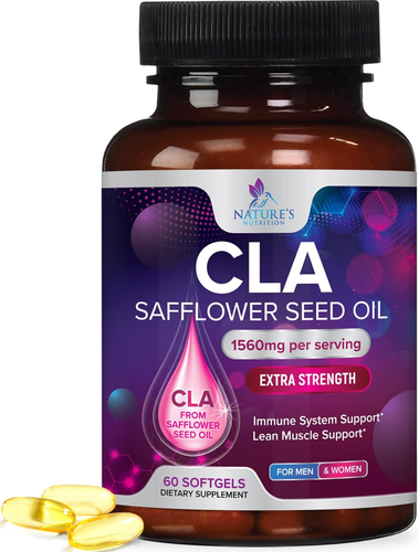 Extra Strength CLA 1560mg - Support Lean Muscle & Energy - 60 Softgels ...