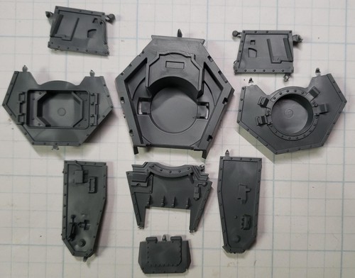 30k Solar Auxilia Bits Horus Heresy Leman Russ ASSAULT Turret NO GUN | eBay
