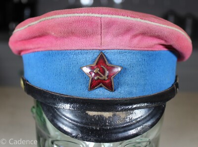 WW2 Soviet Russian Early Bolshevik 8th Cavalry Visor Hat Cap Mid 20's ...