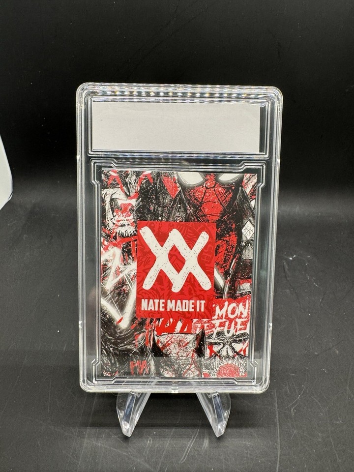 Nate Made It Proto Blue Spider-man Foil Card Limited Edition Slab 2023 ...