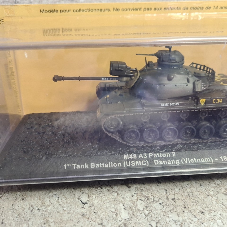 Altaya 1/72 Scale A2520D M48 A3 Patton 2 Tank - Vietnam 1968. Sealed ...