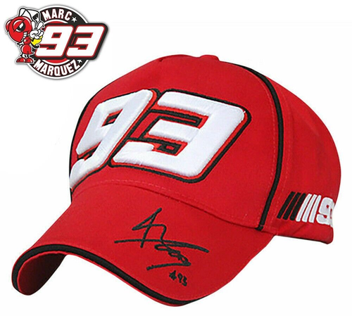 Paddock Cap Marc Marquez Red MotoGP MM93 Baseball Cap Official ...