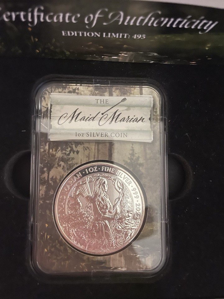 2022 Maid Marian Silver Bullion Coin 1oz Boxed | eBay UK