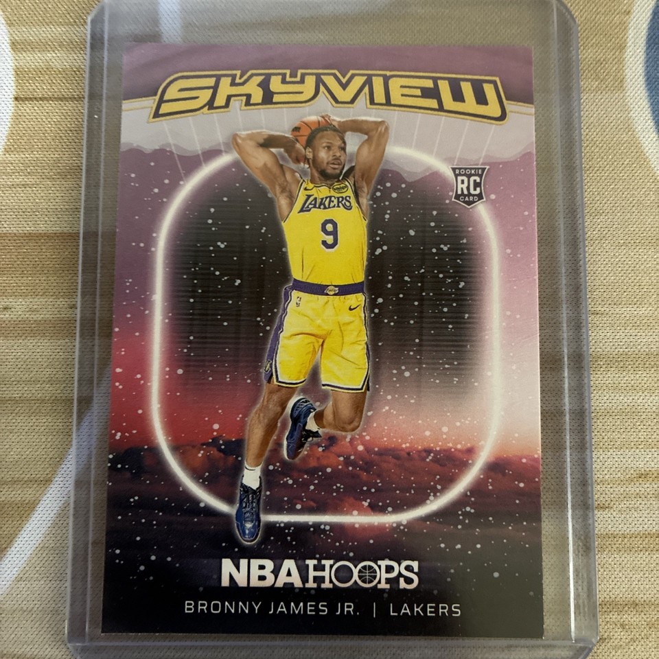BRONNY JAMES JR 2024-2025 Panini NBA Hoops RC #280 & Skyview RC Insert ...