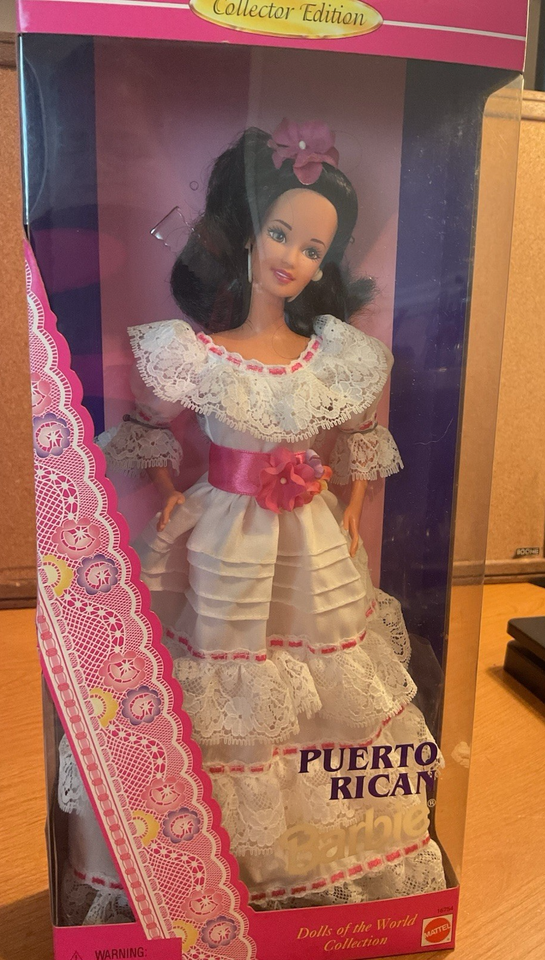NEW Vtg Mattel 1996 Puerto Rican Barbie 16754 - Dolls of the World ...