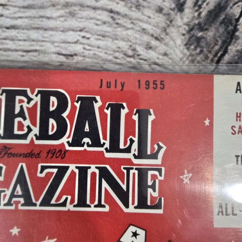 Baseball Magazine July 1955 All Star Issue MLB Baseball Vintage Rare ...