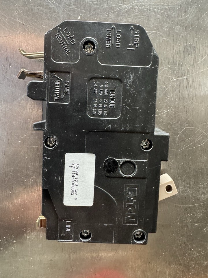 CHFP120DF 10 PCS EATON CH 1P 20A AFCI/GFCI DUAL-FUNCTION PLUG-ON ...