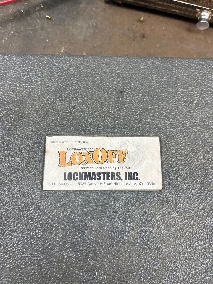 Lockmasters Vintage Padlock Opening Tool Kit~ Barely Used! | eBay